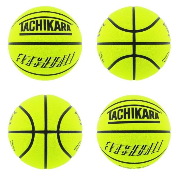 サイズ7号素材合成皮革色Neon Yellow / Blackタチカラが推奨するアウトドア用バスケットボールの定番、WHITE HANDS BASKETBALL(ホワイトハンズ バスケットボール)のスペックをそのままに、タチカラオリジナルカ...