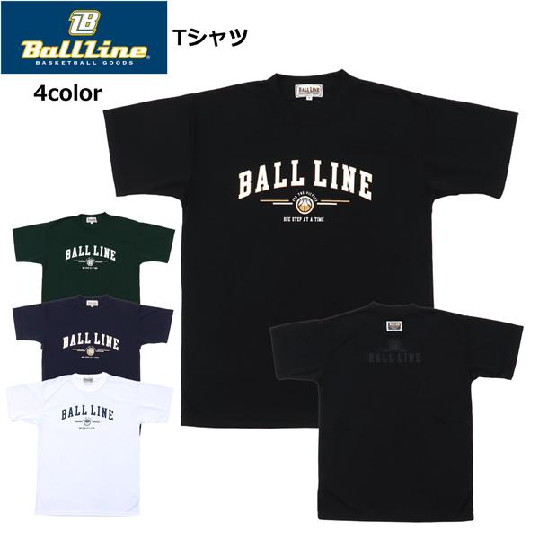 「1点までネコポス対応商品」バスケットボールの練習に最適なBALL LINE（ボールライン）の吸汗速乾プリントTシャツです。軽量で動きやすく、日々のトレーニングから普段使い（デイリーユース）まで幅広く活躍します。チームでも個人でも使いやすい...