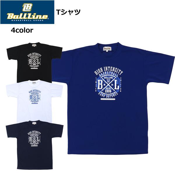 「1点までネコポス対応商品」バスケットボールの練習に最適な、BALL LINE（ボールライン）の吸汗速乾プリントTシャツです。軽量で動きやすく、日々のトレーニングから普段使い（デイリーユース）まで幅広く活躍します。チームでも個人でも使いやす...