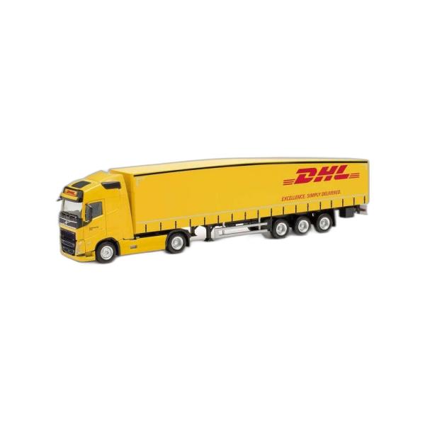 DHL Volvo FH Globetrotter 2020 Schmitz/ Herpa 1/87  模型 ミニカー