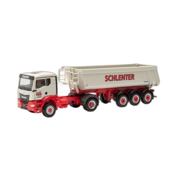 Schlenter Aachen MAN TGS NN Schmitz ラウンド/ Herpa 1/87  模型 ミニカー