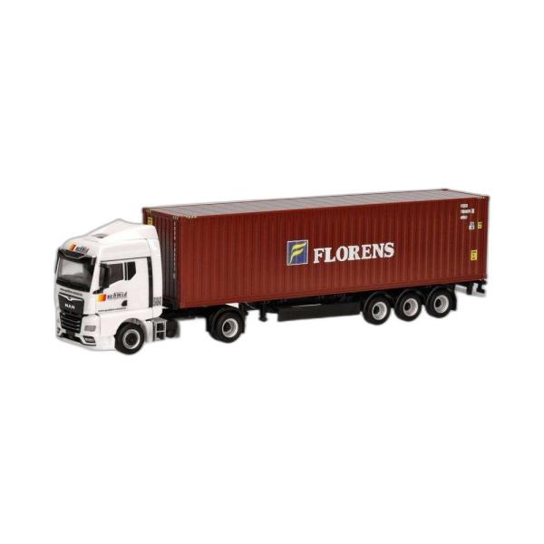 Schmid Florens MAN TGX GM コンテナ/ Herpa 1/87  模型 ミニカー