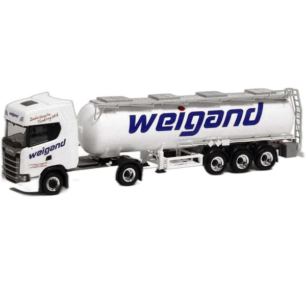 Weigand Transporte Scania CS20HD ケミカル/ Herpa 1/87  模型 ミニカー