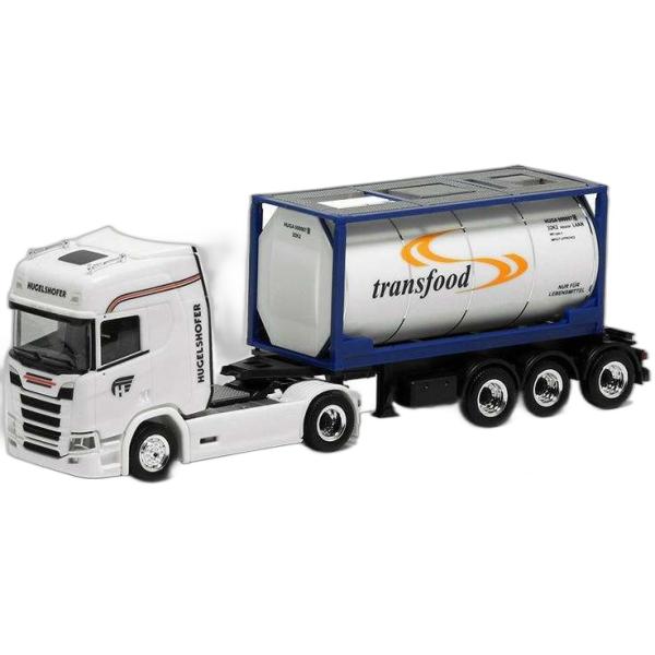 Hugelshofer Scania CR 20 HD 20ft タンク/ Herpa 1/87  模型 ミニカー