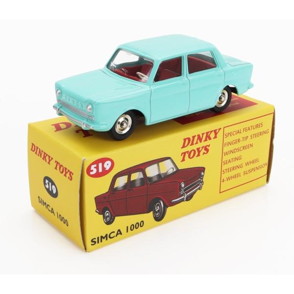 Simcaシムカ 1000 1965 ベリーライトブルー DINKY-ATLAS-COLLECTION / EDICOLA 1/43 ミニカー