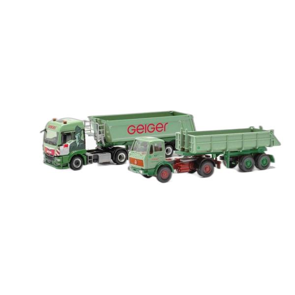 Geiger MAN TGS TM Schmitz ラウンドボディ/ Herpa 1/87  模型 ミニカー