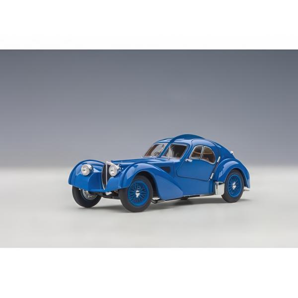 Bugatti 57Sc Atlantic 1938 ブルー Spoked Rims Cerchio A Raggio ブルー AA50947/ AUTOart 1/18 ミニカー