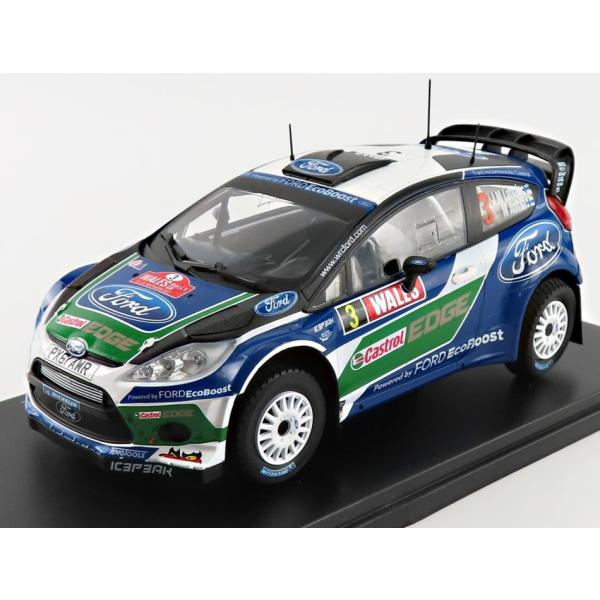 FORD ENGLANDフォードイングランド フィエスタ R5 2012 ウェールズラリー J.M LATVALA ブルーホワイトグリーン HACHETTE-WRC-FIA-WORLD-RALLY-CHAMPIONSHIP-COLLECTI...