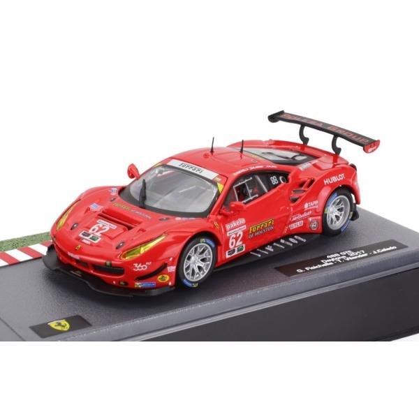 FERRARIフェラーリ 488 GTE 3.9L V8 チームリジ デイトナ24h 2017 フィジケラ レッド / EDICOLA 1/43 ミニカー