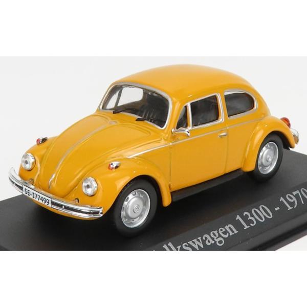 Volkswagenフォルクスワーゲン ビートル ケーファー マジョリーノ 1300 1970 イエロー AUTO-INDIMENTICABILI-RBA-MONDADORI / EDICOLA 1/43 ミニカー