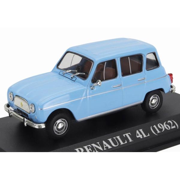 Renaultルノー R4L 1962 ライトブルー AUTO-INDIMENTICABILI-RBA-MONDADORI / EDICOLA 1/43 ミニカー