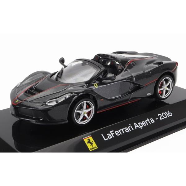 Ferrariフェラーリ ラフェラーリ アペルタ スパイダー 2016 ブラック CLASSIC-GT-SUPERCARS-COLLECTION-CENTAURIA / EDICOLA 1/43 ミニカー