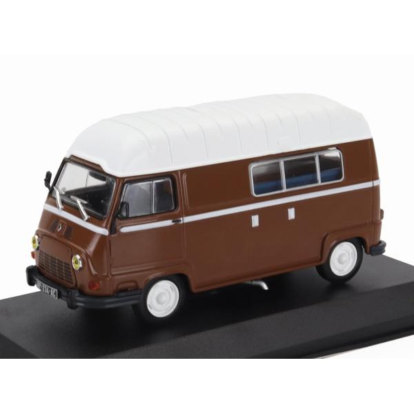 RENAULTルノー ESTAFETTE CAMPER STUDIO CAR STAR 1975 BLISTER BOX BROWN WHITE HACHETTE-MOTORHOMES-COLLECTION / EDICOLA 1/43 ミニカー