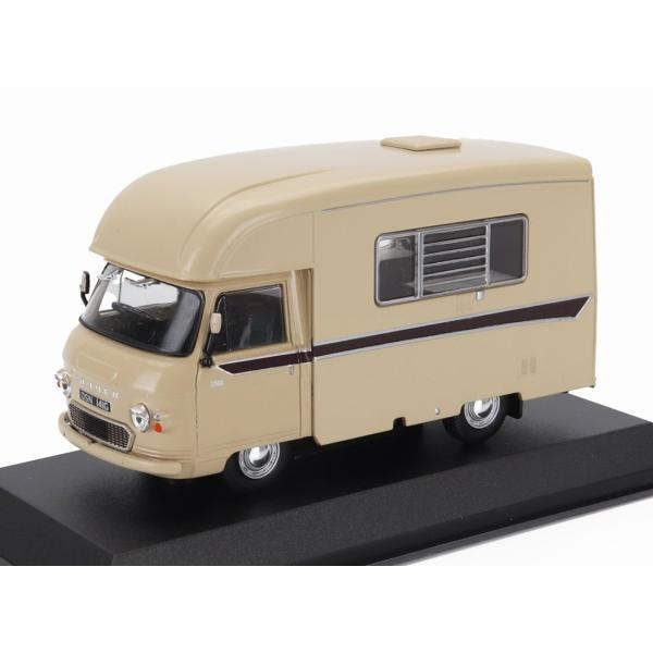 COMMERコーマー JENNINGS ROADRANGER CAMPER 1969 BLISTER BOX LIGHT BROWN HACHETTE-MOTORHOMES-COLLECTION / EDICOLA 1/43 ミニカー