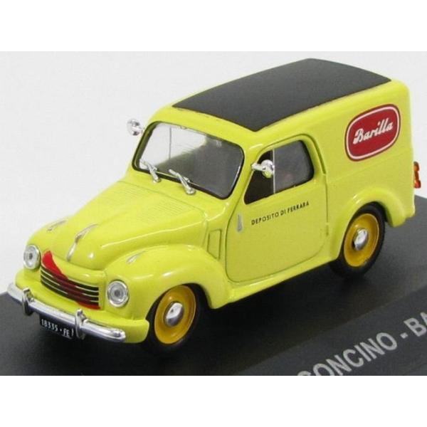 FIATフィアット 500C FURGONCINO VAN BARILLA 1951 YELLOW VEICOLI-PUBBLICITARI-D'EPOCA-COLLECTION / EDICOLA 1/43 ミニカー