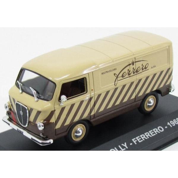 LANCIAランチア JOLLY VAN FERRERO 1960 IVORY BROWN VEICOLI-PUBBLICITARI-D'EPOCA-COLLECTION / EDICOLA 1/43 ミニカー