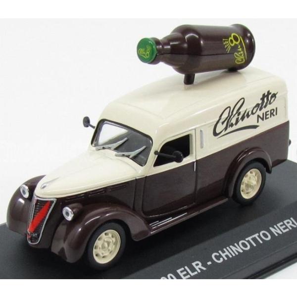 FIATフィアット 1100 ELR VAN 1951 CHINOTTO NERI BROWN IVORY VEICOLI-PUBBLICITARI-D'EPOCA-COLLECTION / EDICOLA 1/43 ミニカー