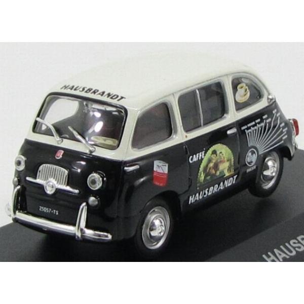 FIATフィアット 600 MULTIPLA HAUSBRANDT CAFFE 1956 BLACK WHITE VEICOLI-PUBBLICITARI-D'EPOCA-COLLECTION / EDICOLA 1/43 ミニカー