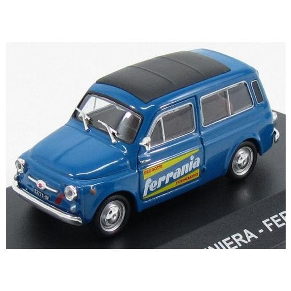 Fiatフィアット 500 GIARDINIERA VAN 1964 PRODOTTI FOTOGRAFICI FERRANIA ブルー VEICOLI-PUBBLICITARI-D'EPOCA-COLLECTION / EDICOLA 1...