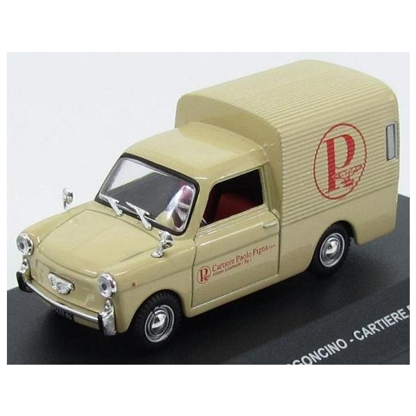 Autobianchiアウトビアンキ BIANCHINA FURGONCINO VAN 1968 クリーム VEICOLI-PUBBLICITARI-D'EPOCA-COLLECTION / EDICOLA 1/43 ミニカー