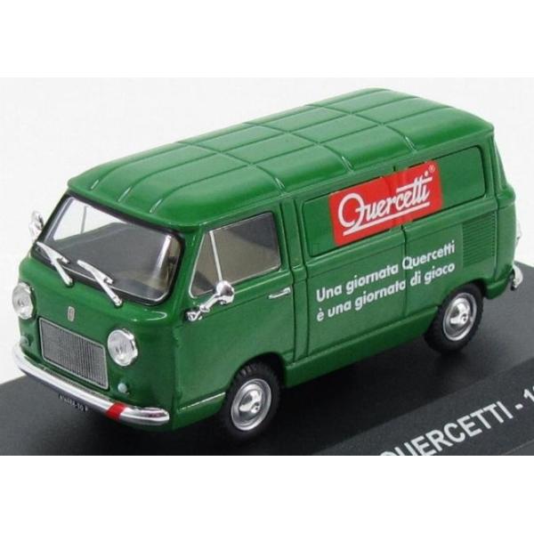 Fiatフィアット 850T VAN 1975 QUERCETTI グリーン VEICOLI-PUBBLICITARI-D'EPOCA-COLLECTION / EDICOLA 1/43 ミニカー