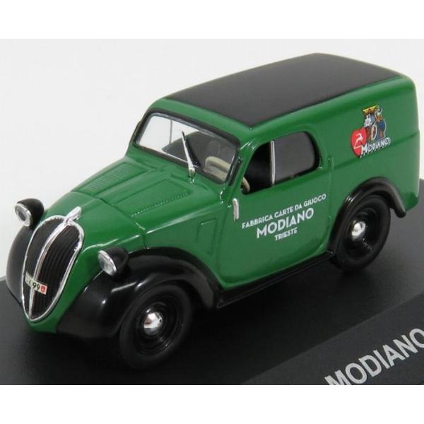 Fiatフィアット 500A VAN FURGONCINO MODIANO 1946 グリーンブラック VEICOLI-PUBBLICITARI-D'EPOCA-COLLECTION / EDICOLA 1/43 ミニカー