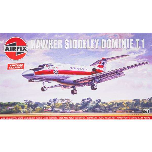 Hawker Siddeley Dominie T.1 組み立てプラモキット模型 /Airfixエアフィックス 1/72