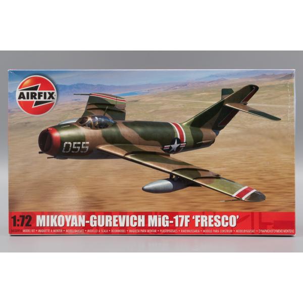 Mikoyan Gurevichミコヤングレヴィッチ MiG17F Frescoフレスコ 組み立てプラモキット模型 /Airfixエアフィックス 1/72
