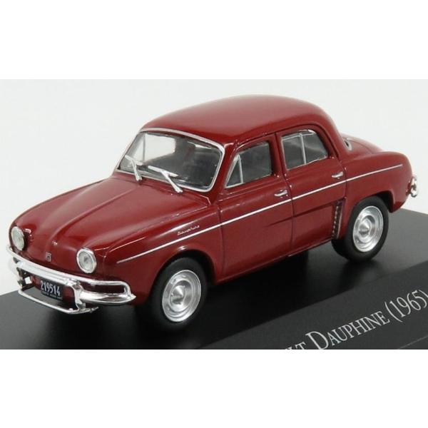 RENAULTルノー DAUPHINE 1965 レッド COCHES-INOLVIDABLES-ARGENTINA-SALVAT / EDICOLA 1/43 ミニカー