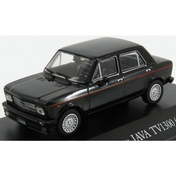 FIATフィアット IAVA 128 EUROPA TV1300 1978 ブラック COCHES-INOLVIDABLES-ARGENTINA-SALVAT / EDICOLA 1/43 ミニカー