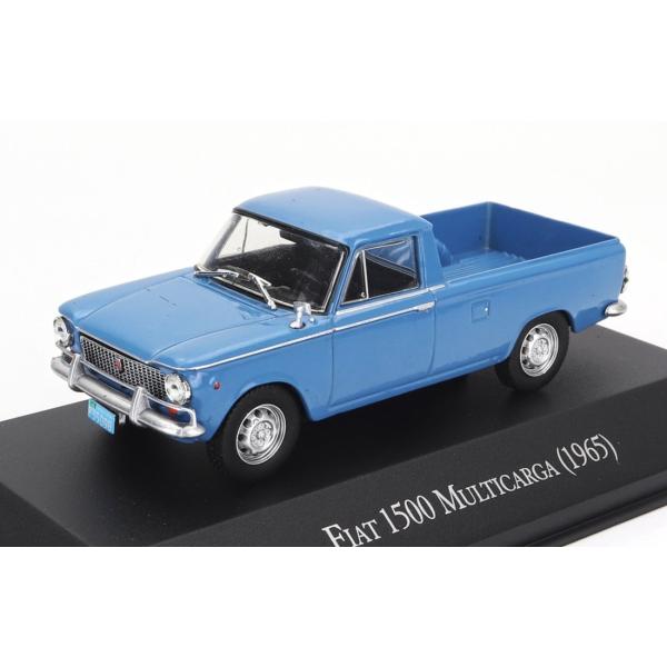 FIATフィアット 1500 PICKUP MULTICARGA 1965 ライトブルー COCHES-INOLVIDABLES-ARGENTINA-SALVAT / EDICOLA 1/43 ミニカー