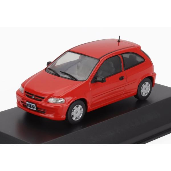 Suzukiスズキ FUN 1.0 2003 RED COCHES-INOLVIDABLES-ARGENTINA-SALVAT / EDICOLA 1/43 ミニカー