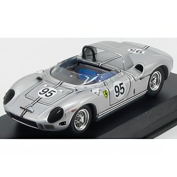 FERRARI 330P スパイダー No.95 ブリッジハンプトン 1966 B.GROSSMAN シルバー/ ART-MODEL 1/43 ミニカー