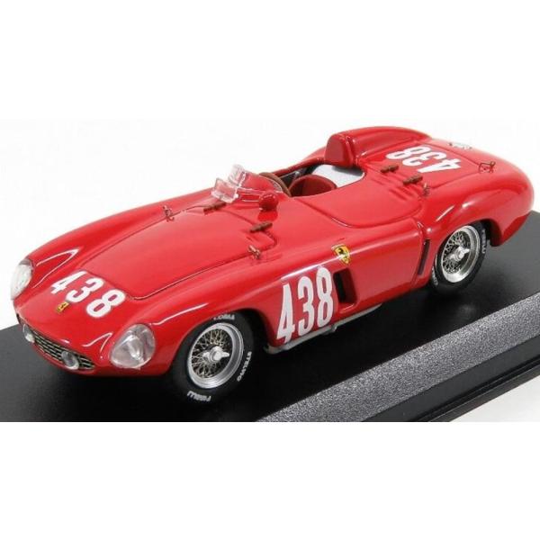FERRARI 118LM スパイダー ch 0484 438号車 1955年 ジーロ ディ シチリア 優勝 P.TARUFFI レッド/ ART-MODEL 1/43