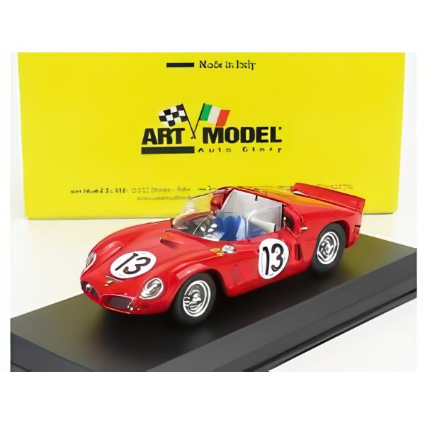 FERRARI 246SP DINO スパイダー 2.4L V6 N 13 テスト モデナサーキット ルマン24時間前 1961 R.ギンター レッド/ART-MODEL 1/43ミニカー