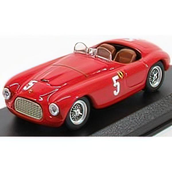 FERRARI - 166MM BARCHETTA ch.0010 N 5 AUTOMOBILE CLUB FRANCE COMMINGES 1949 L.CHINETTI - RED /ART-MODELART-MODEL 1/43ミニカー