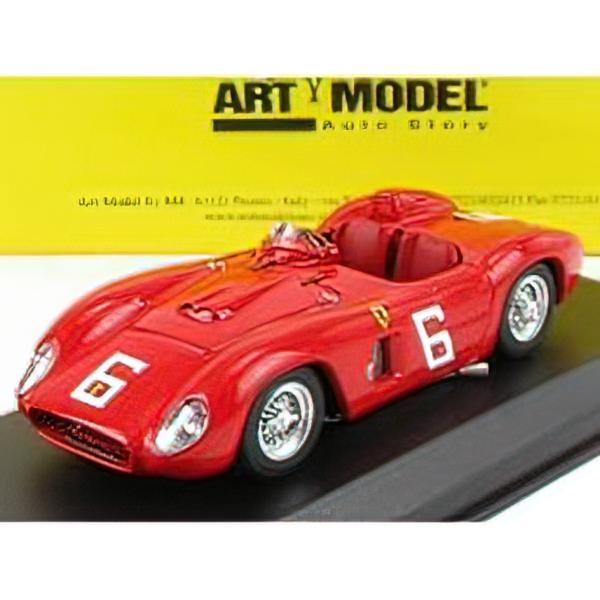 FERRARI - 500TR ch0612 N 6 WINNER PRELIMINARY SMARTT FIELD 1956 E.LUNKEN - RED /ART-MODELART-MODEL 1/43ミニカー