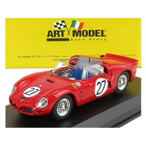 FERRARI - DINO 246 SP ch.0790 N 27 12h SEBRING 1961 R.GINTHER - W.VON TRIPS - RED /ART-MODELART-MODEL 1/43ミニカー