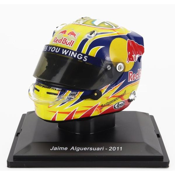 HELMETヘルメット F1 TORO ROSSOトロロッソ STR6 N19 2011 ハイメアルグエルスアリ イエローブラック SPARK-EDITION CENTAURIA-CASCHI-DEI-PIU-GRANDI-PILOTI-D...