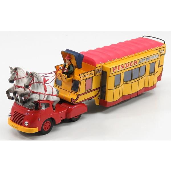 TRUCKトラック PINDER CIRCUSピンダーサーカス クレープリースナックバー 1955 イエローレッド ATLAS-PINDER-CIRCUS-COLLECTION TV SERIES / EDICOLA 1/43 ミニカー