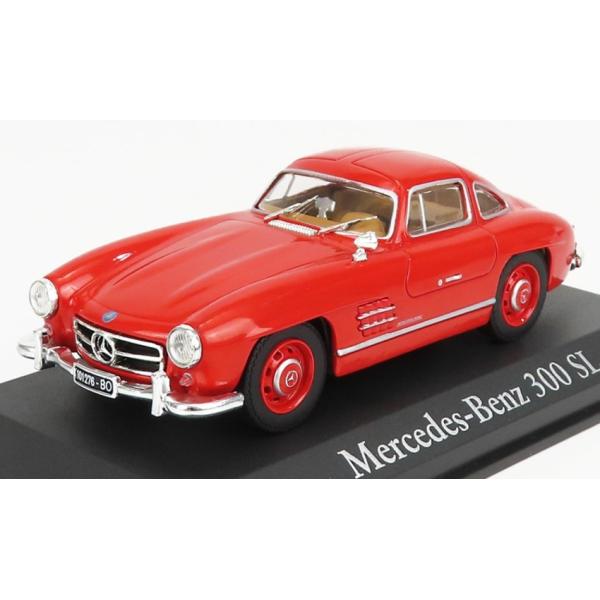 MERCEDES BENZメルセデスベンツ 300SL クーペ 1954 レッド AUTO-INDIMENTICABILI-RBA-MONDADORI / EDICOLA 1/43 ミニカー