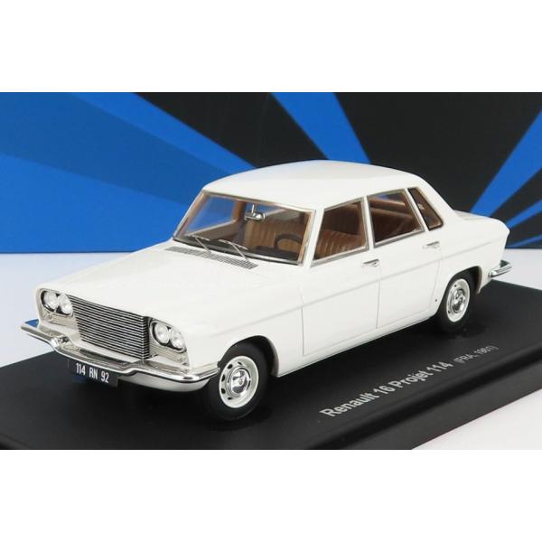 RENAULTルノー R16 PROJET 114 FRANCE 1961 WHITE 333台限定 / Avenue 43 1/43 ミニカー