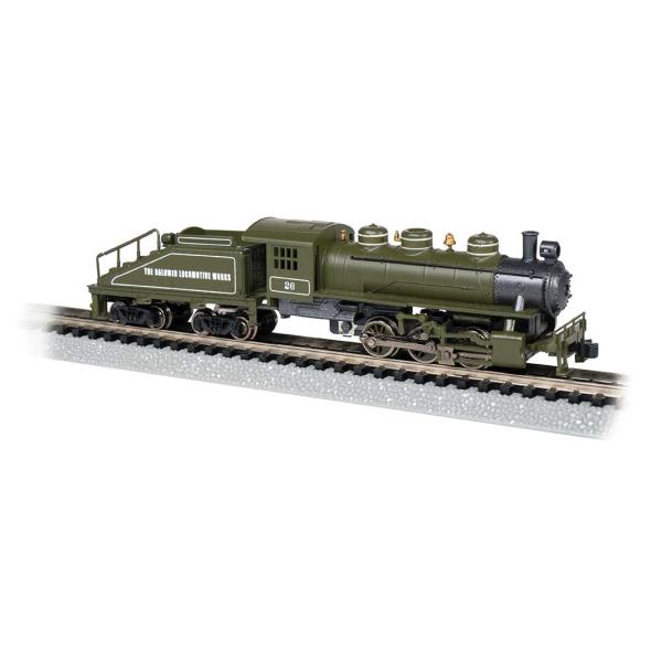 USRA 0-6-0 入換用蒸気機関車 スロープバックテンダー付 スタンダードDC ボールドウィン #26 (オリーブ、グラファイト) / Bachmann Nゲージ 鉄道模型 外国鉄道