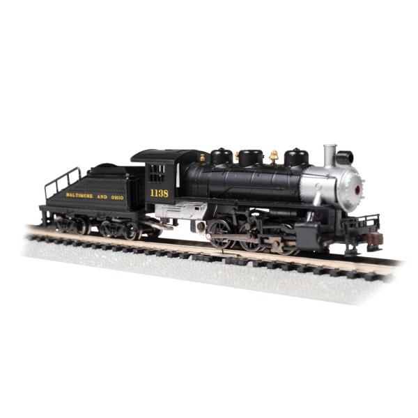 USRA 0-6-0 蒸気機関車 スロープバックテンダー付 ボルチモア &amp; オハイオ鉄道 #1138 スタンダードDC / Bachmann Nゲージ 鉄道模型 外国鉄道