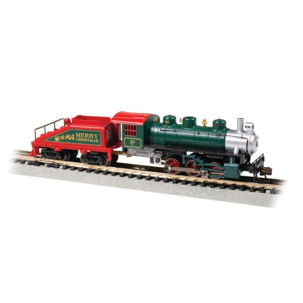 USRA 0-6-0 蒸気機関車 スロープバックテンダー付 North Pole &amp; Southern #25 スタンダードDC (クリスマスカラー) / Bachmann Nゲージ 鉄道模型 外国鉄道