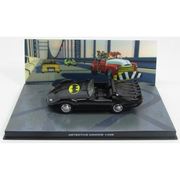 Batmanバットマン Batmobileバットモービル Detective Comicsディテクティブコミックス 456 ブラック / EDICOLA 1/43 ミニカー