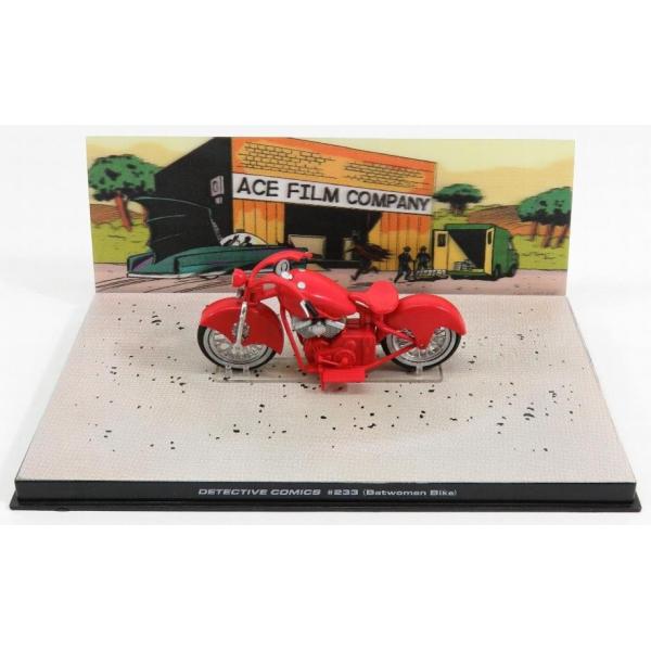 BATMANバットマン BATWOMAN BIKEバットウーマンバイク MOTORCYCLEモーターサイクル DETECTIVE COMICSディテクティブコミックス 233 レッド / EDICOLA 1/43 バイク