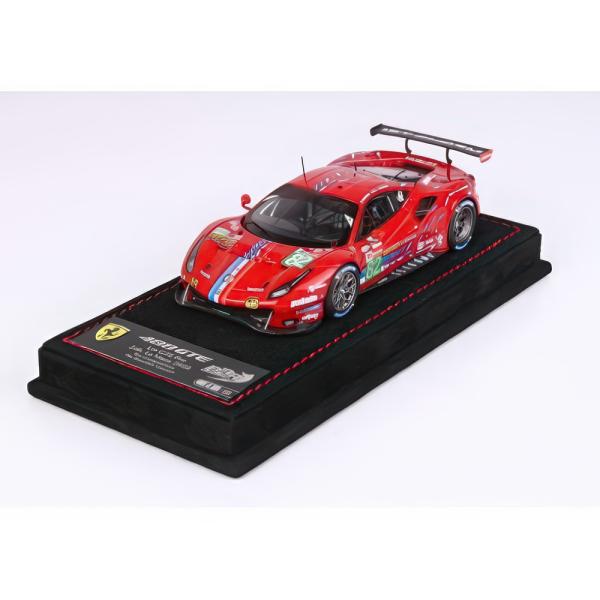 Ferrari 488 Gte Evo チーム Risi #82 Lmgte Pro Class 24H Le Mans 2020 レッド C254/ BBR 1/43 ミニカー