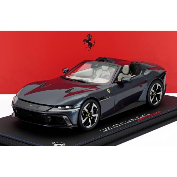 FERRARI 12CILINDRI V12 830cv スパイダー OPEN 2024 ディスプレイケース付 BLU ROMA ブルーメタリック/ BBR 1/18 48台限定