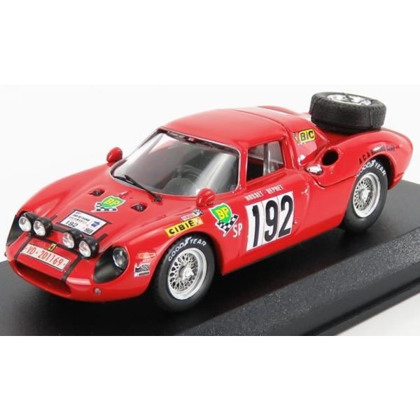 FERRARI 250LM N 192 ツール・ド・フランス 1969 ROUGET DEPRET レッド / Best-Model 1/43 ミニカー